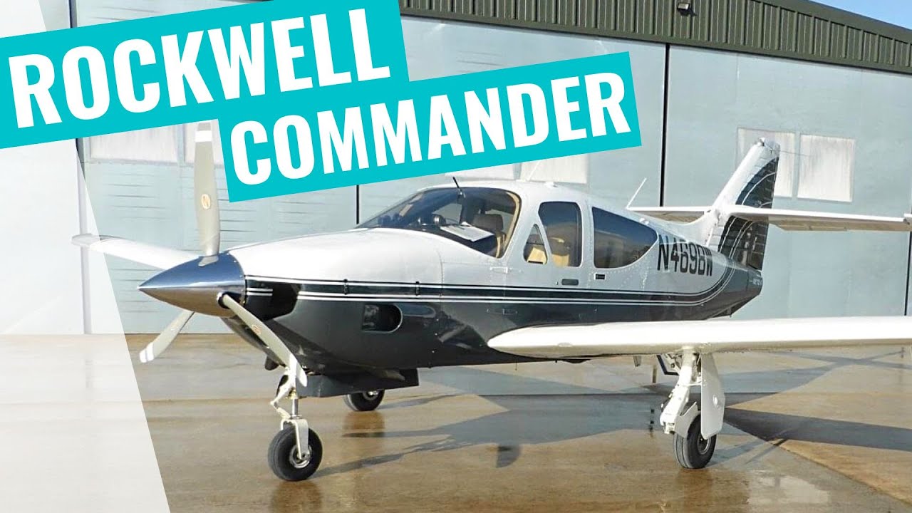 WILCO Aviation presents N4698W a Rockwell Commander 112 TC-A - YouTube
