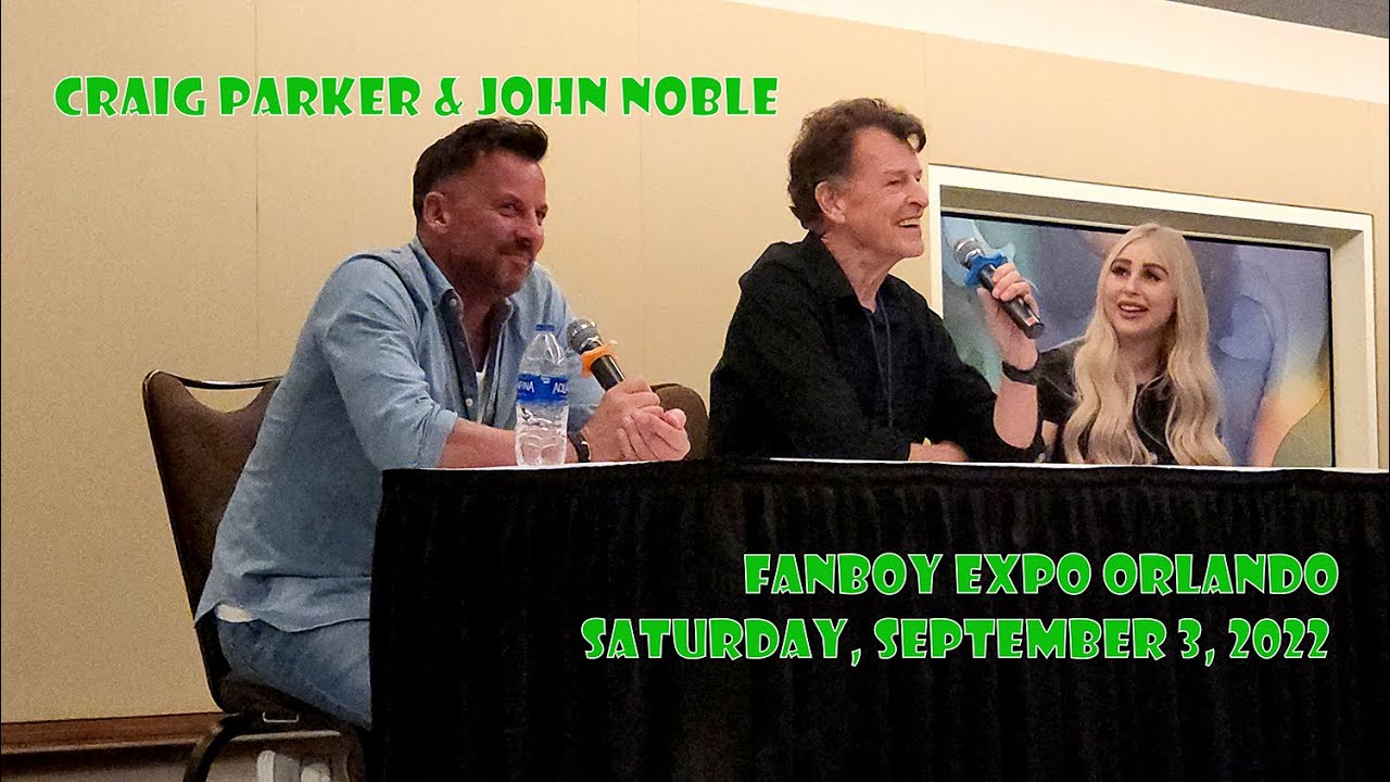 The Cantina Club - Fanboy Expo Orlando 2022 - Craig Parker & John Noble Panel - YouTube