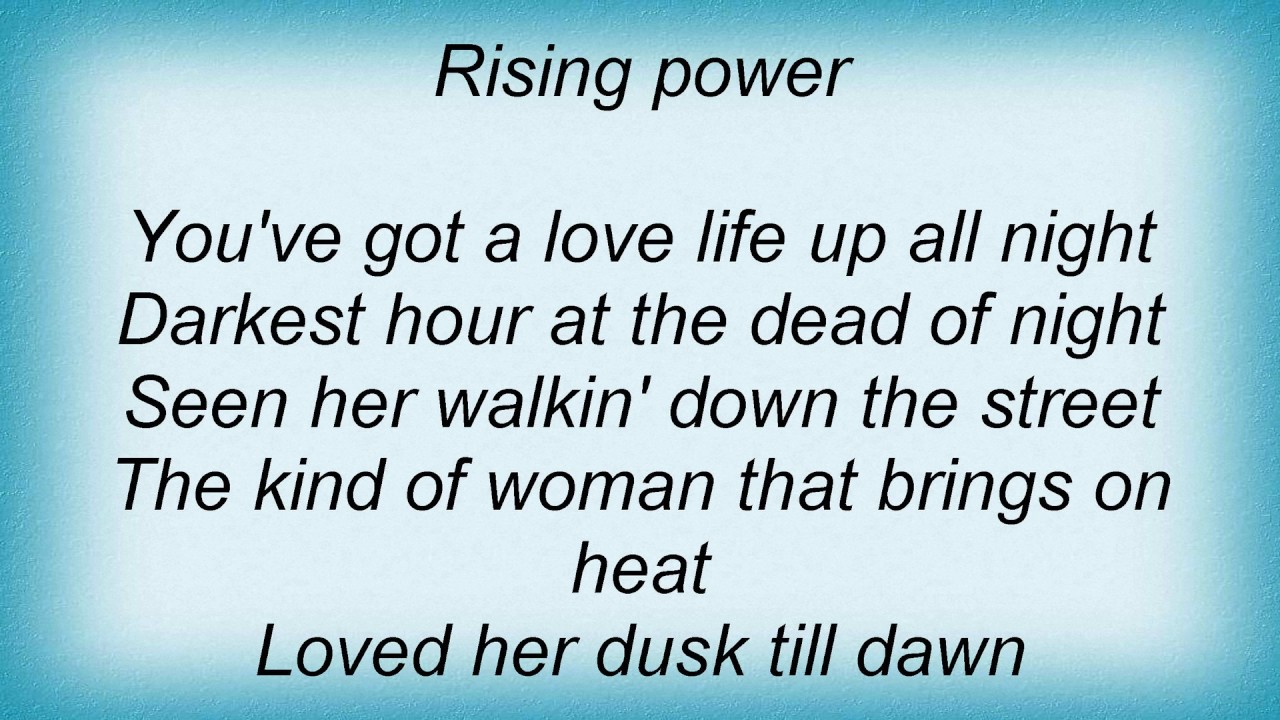 Ac Dc - Rising Power Lyrics - YouTube