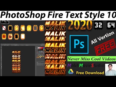 Photoshop 3D Fire Text Layer Styles pack 10 free download ...