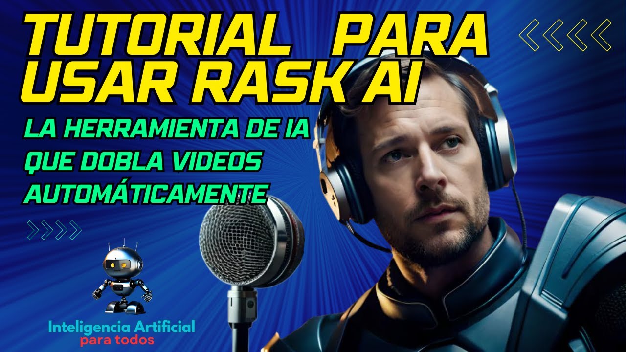 💡TUTORIAL para usar RASK AI 🤖 , la herramienta para doblar🎤 automáticamente los vídeos🎥 - YouTube
