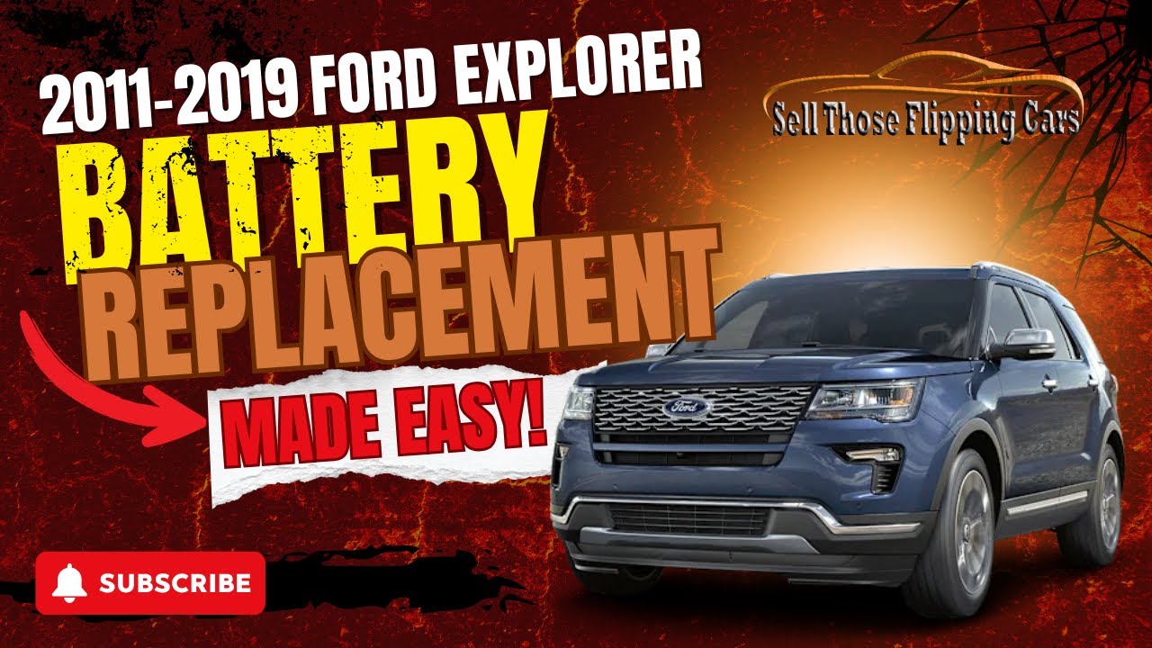 2017 Ford Explorer Battery Replacement | DIY Guide for 2011–2019 Models ...