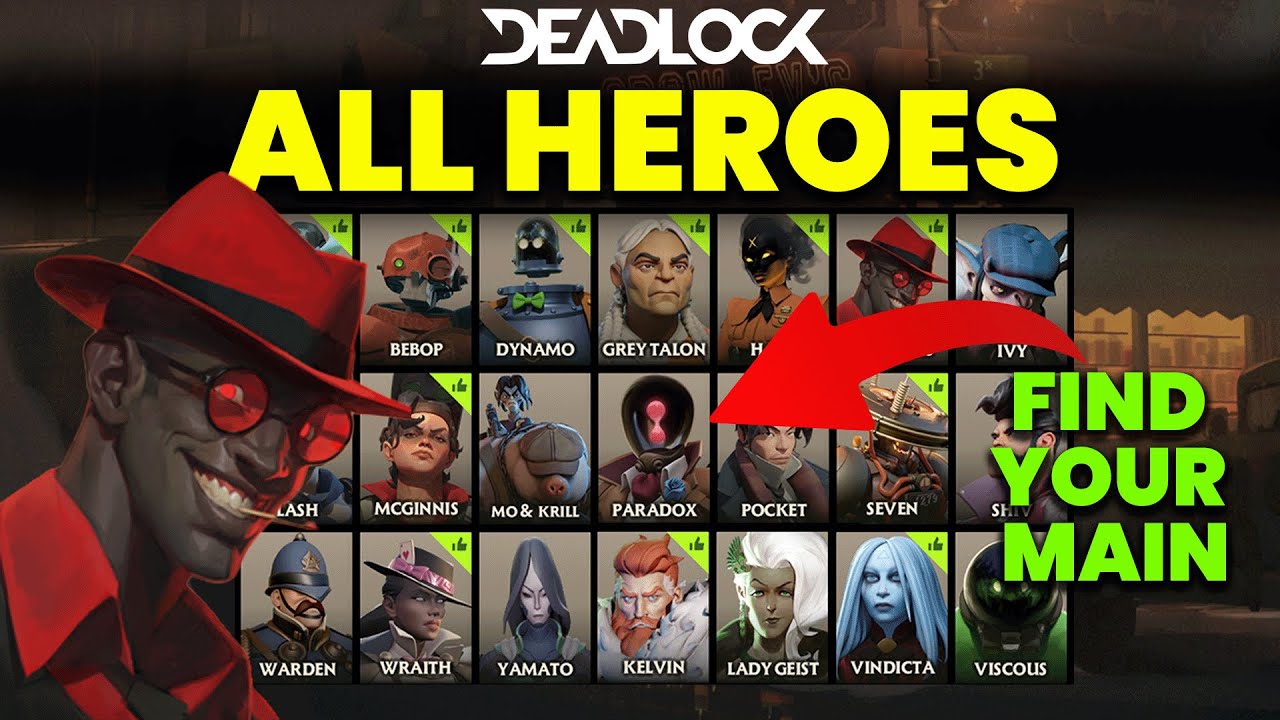 Find your Main! All 21 Deadlock Characters explained - YouTube