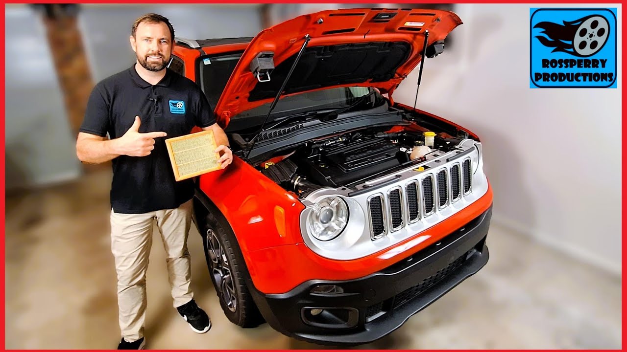 How to Replace the Air Filter on a Jeep Renegade Multiair 1.4l 2014 ...