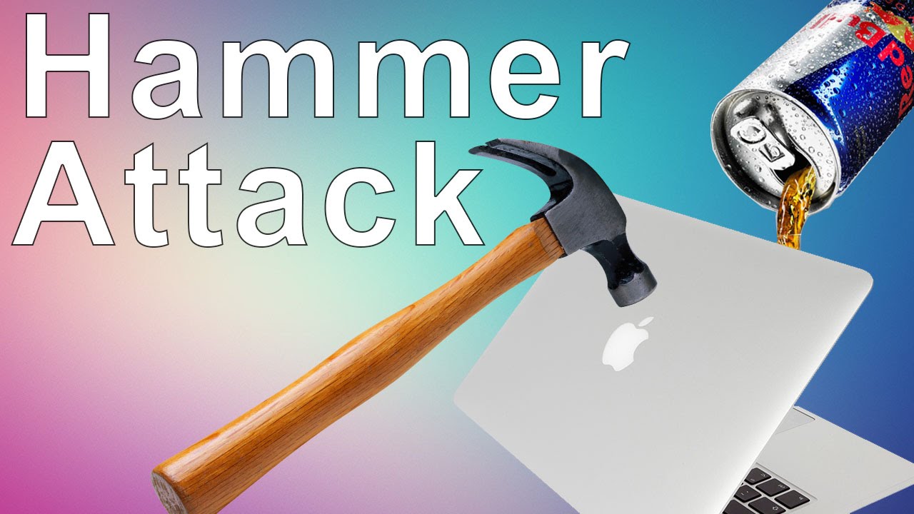 Hammer vs Macbook!!! IT'S SMASHING FUN!! - YouTube