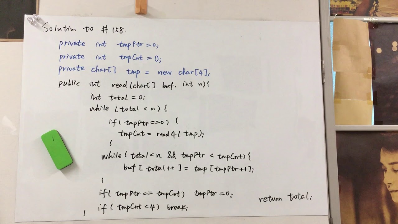 Leetcode 157 And 158 Read N Characters Given Read4 Ii Call Multiple 8169