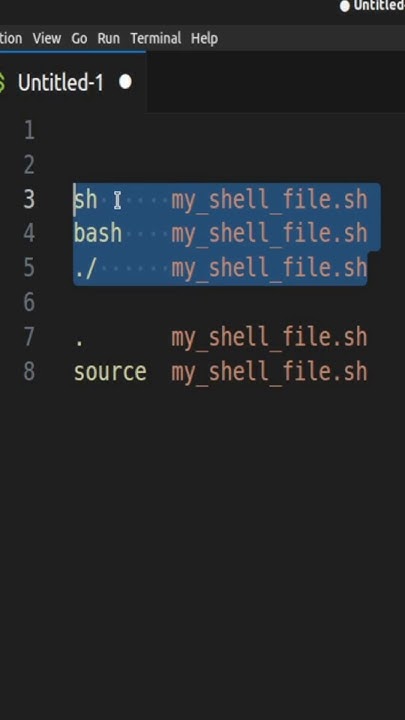 Ways of running a SHELL script #shorts #shellscripting - YouTube