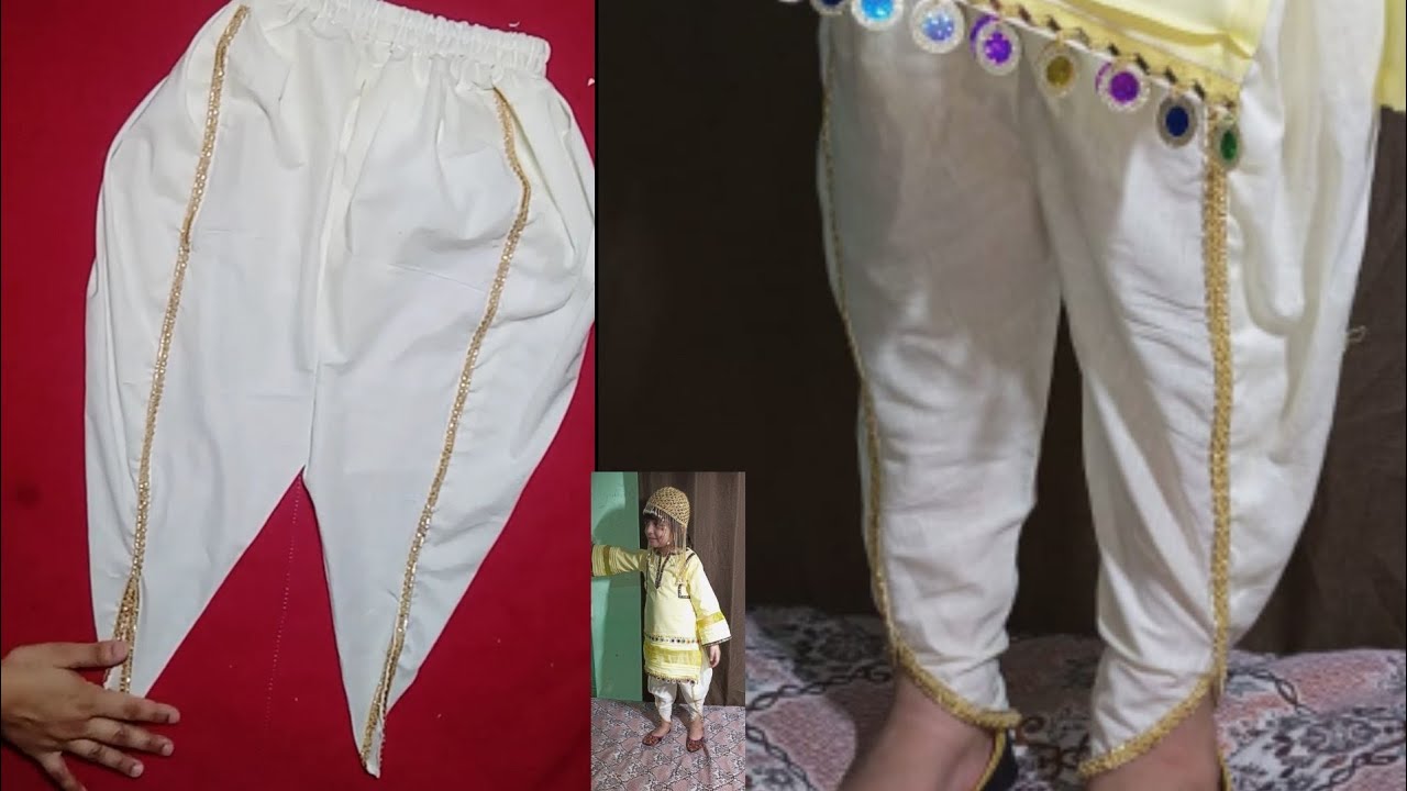 Tulip salwar cutting and stitching |How to cut samosa salwar |Tulip ...