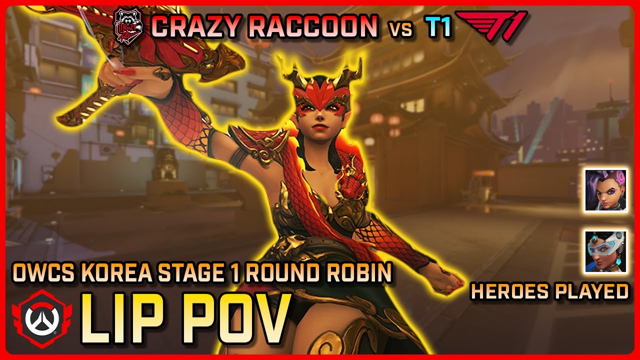 [ LIP ] Sombra GOAT | Crazy Raccoon vs T1 | Round Robin | OWCS Korea ...
