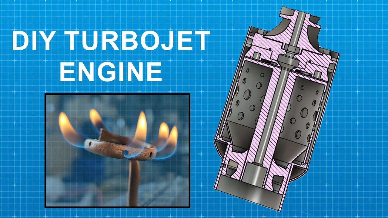 Building a turbojet engine from nothing - YouTube