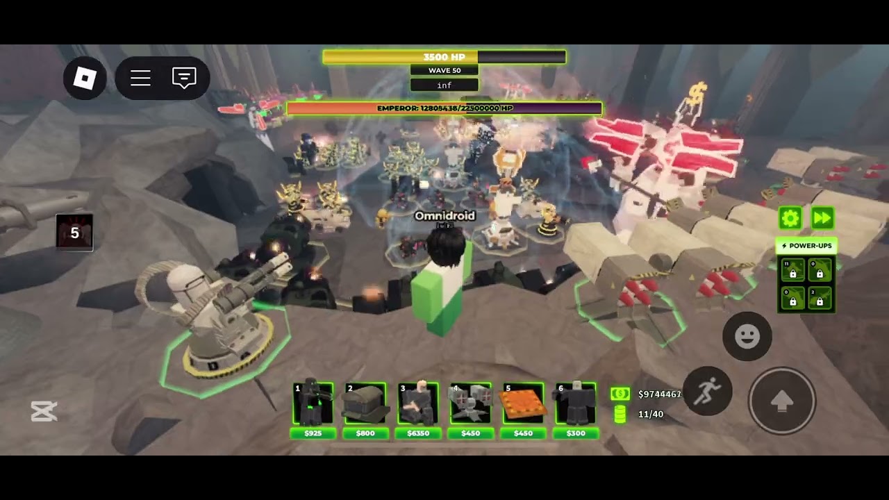 TDX-Emperor Bossfight (Wave 50) - YouTube