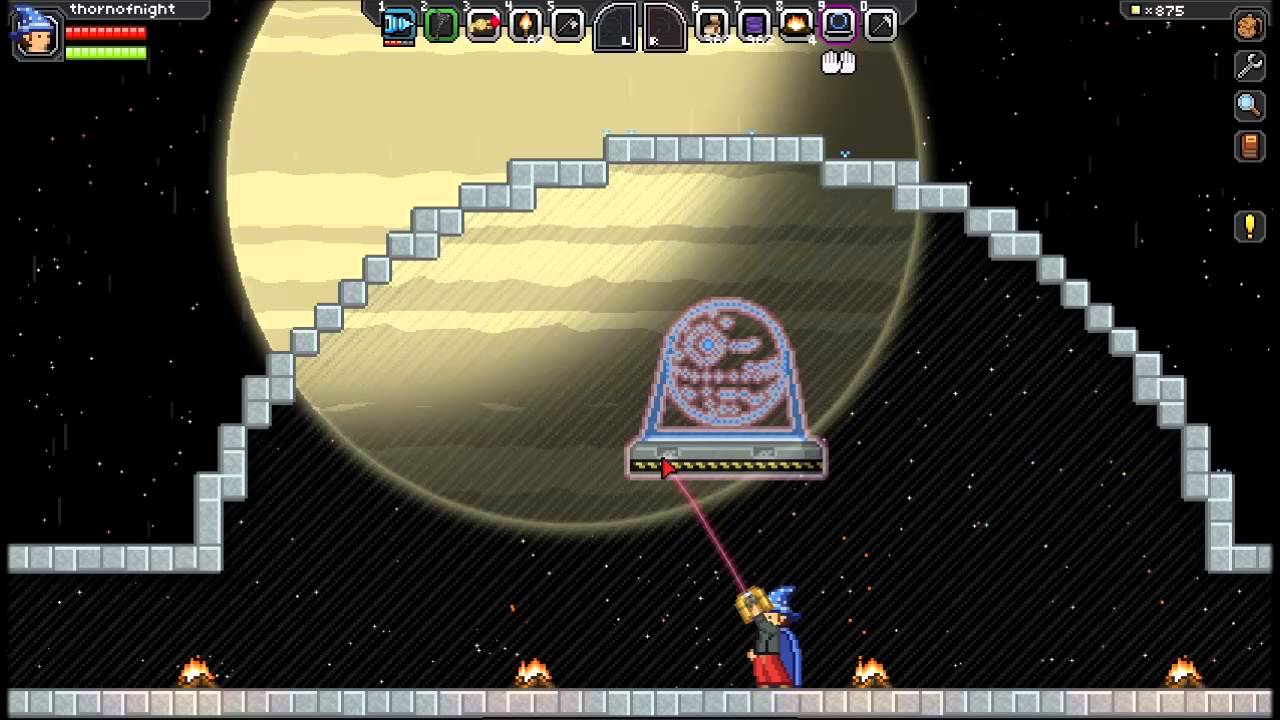 Starbound Beta LP ep 23 Space Station Design - YouTube