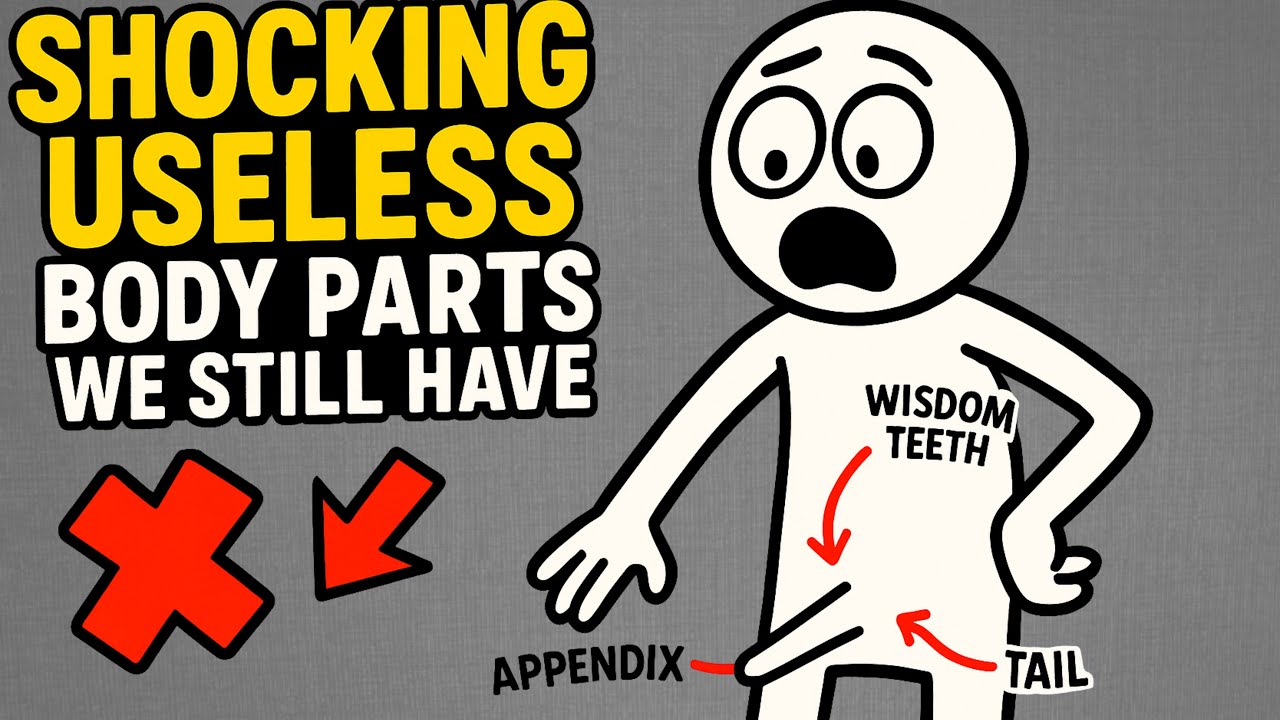 10 Useless Body Parts Humans Are Losing to Evolution! | stick figure ...