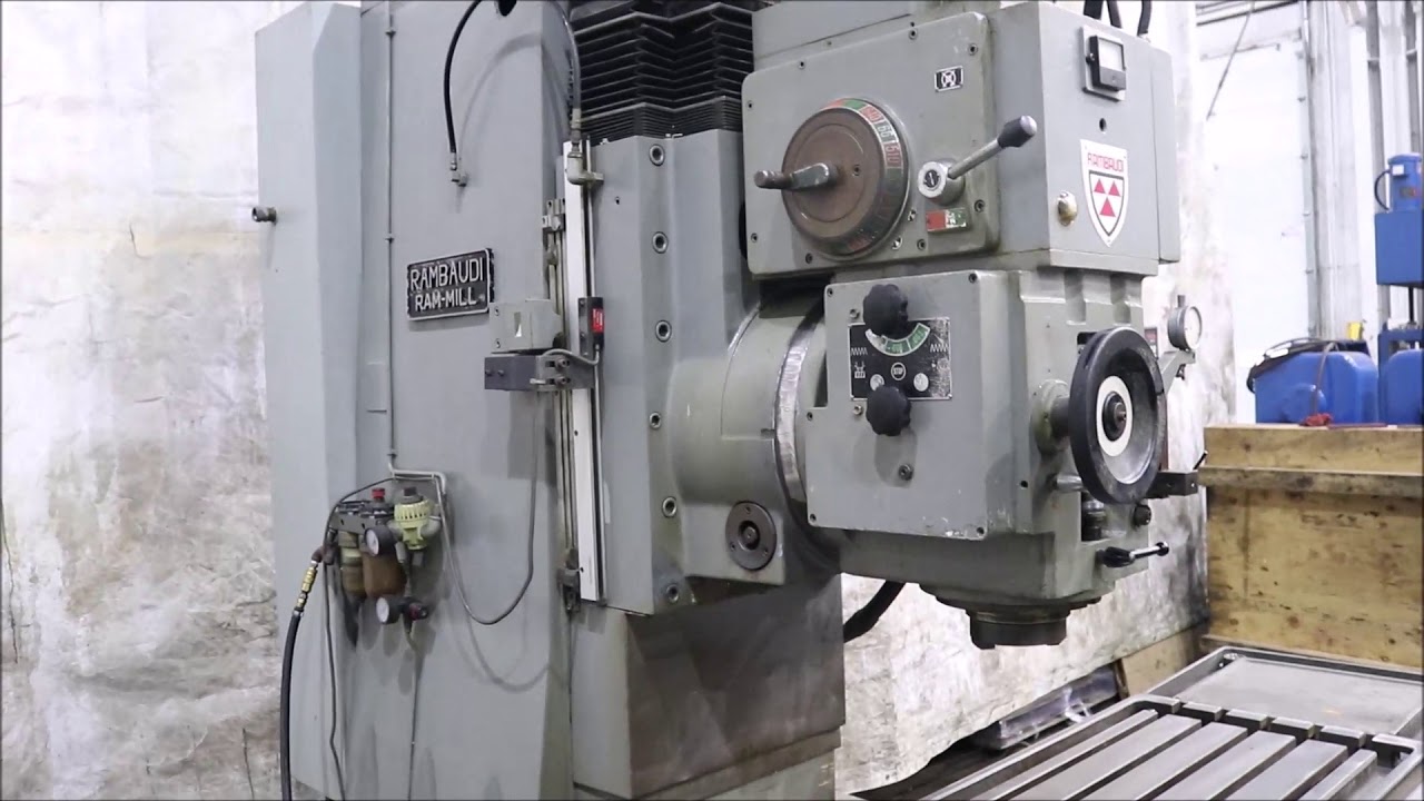 RAMBAUDI VERTICAL RAM MILL: STOCK #72927 - YouTube