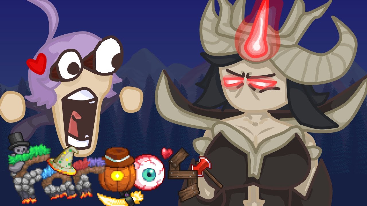 Goth Empress. - Terraria Eternity mode - YouTube