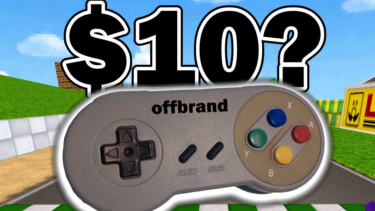 Using an OffBrand SNES Controller for MKDS - YouTube