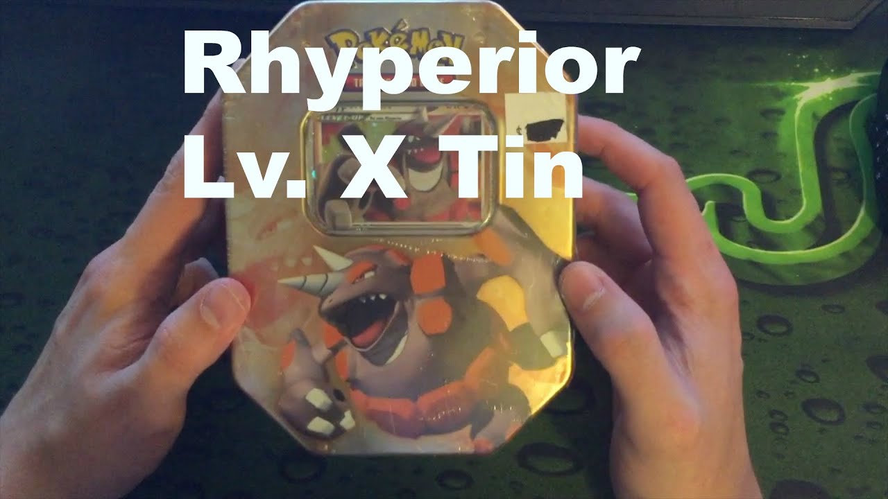 pokesoup | Pokemon Cards Rhyperior Lv. X Tin | EX Power Keeper ...