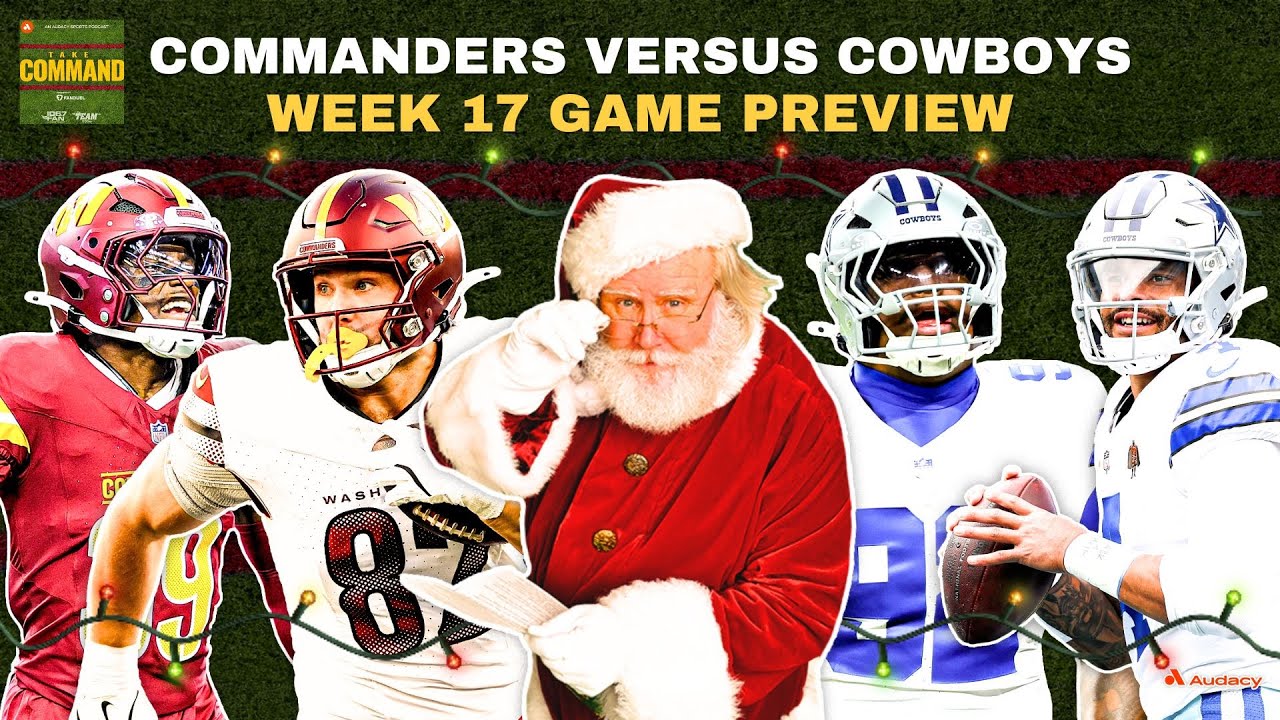 Commanders vs. Dallas Cowboys NFL Week 17 Christmas Day Preview | Take ...
