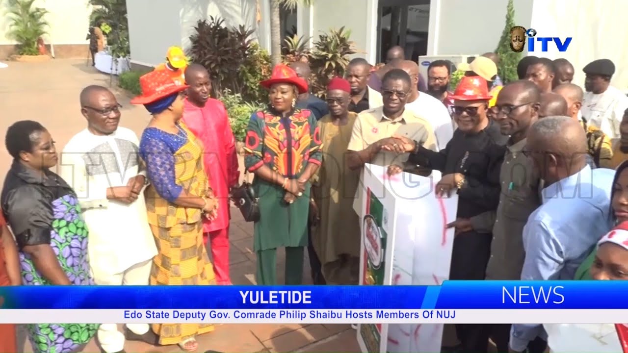 Edo State Deputy Gov. Comrade Philip Shaibu Hosts Members Of NUJ - YouTube