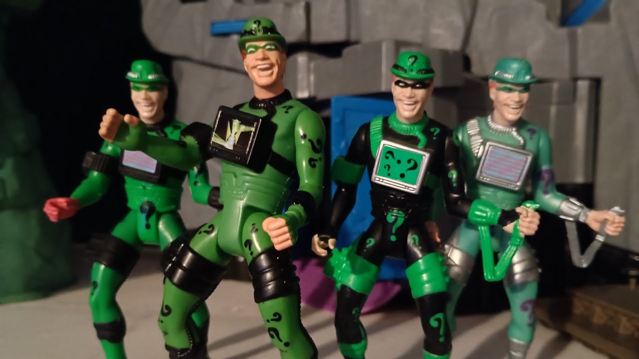 THE RIDDLER! SPIN MASTER BATMAN FOREVER RETRO COLLECTION UNBOXING AND ...