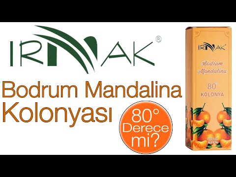 IRMAK Bodrum Mandalina Kolonyası 80 derece mi ? ÖLÇTÜM ! #kolonya
