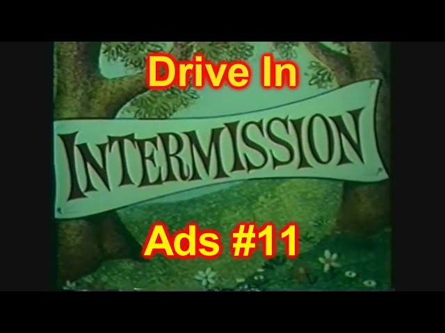 Drive In Intermission Commercials VINTAGE METAL LED SIGN