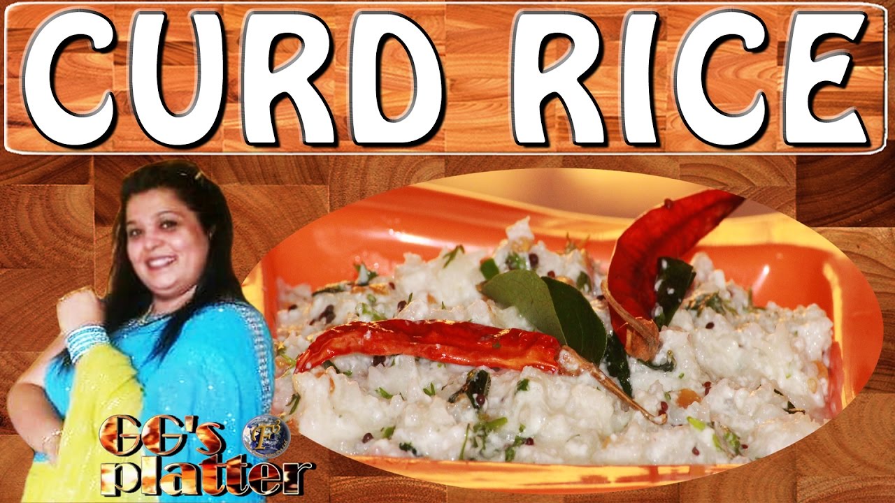 दही चावल II Curd Rice II Mosaru Anna IICurd Rice Recipe South Indian ...