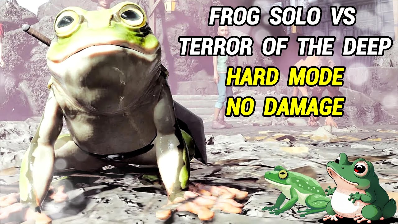 FFVII Rebirth Frog Vs Terror of the Deep (No Damage, Hard Mode) - YouTube