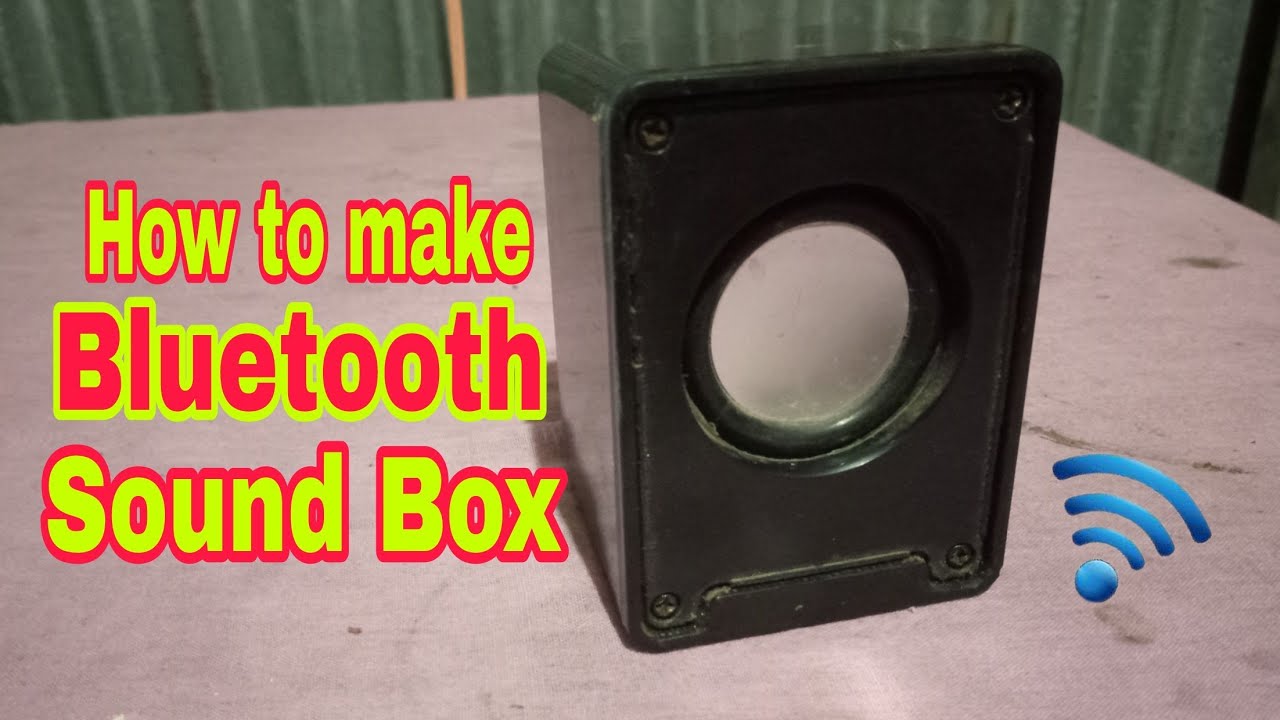 how to make bluetooth sound box at home /diy home made bluetooth sound ...