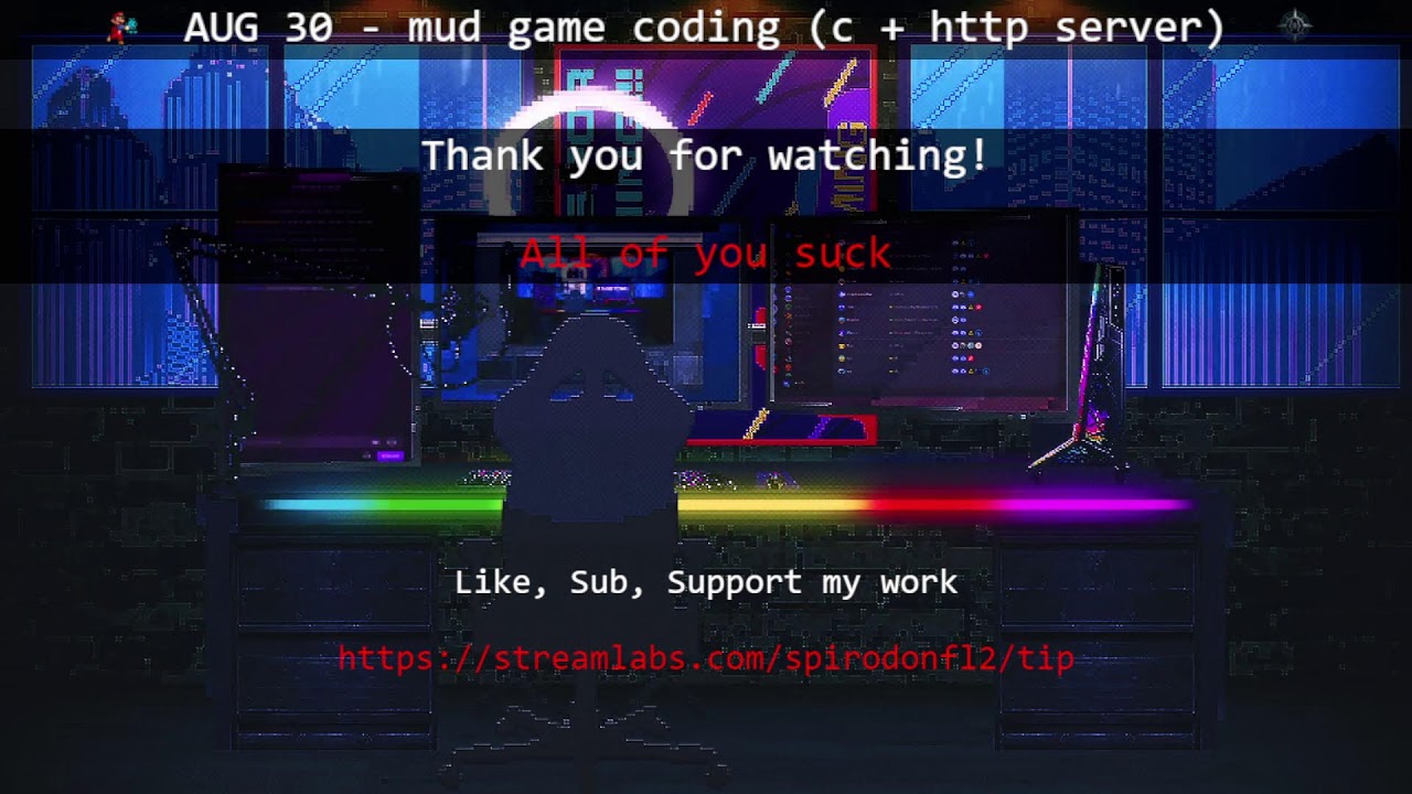 c/http server/MUD coding until I get a job - YouTube
