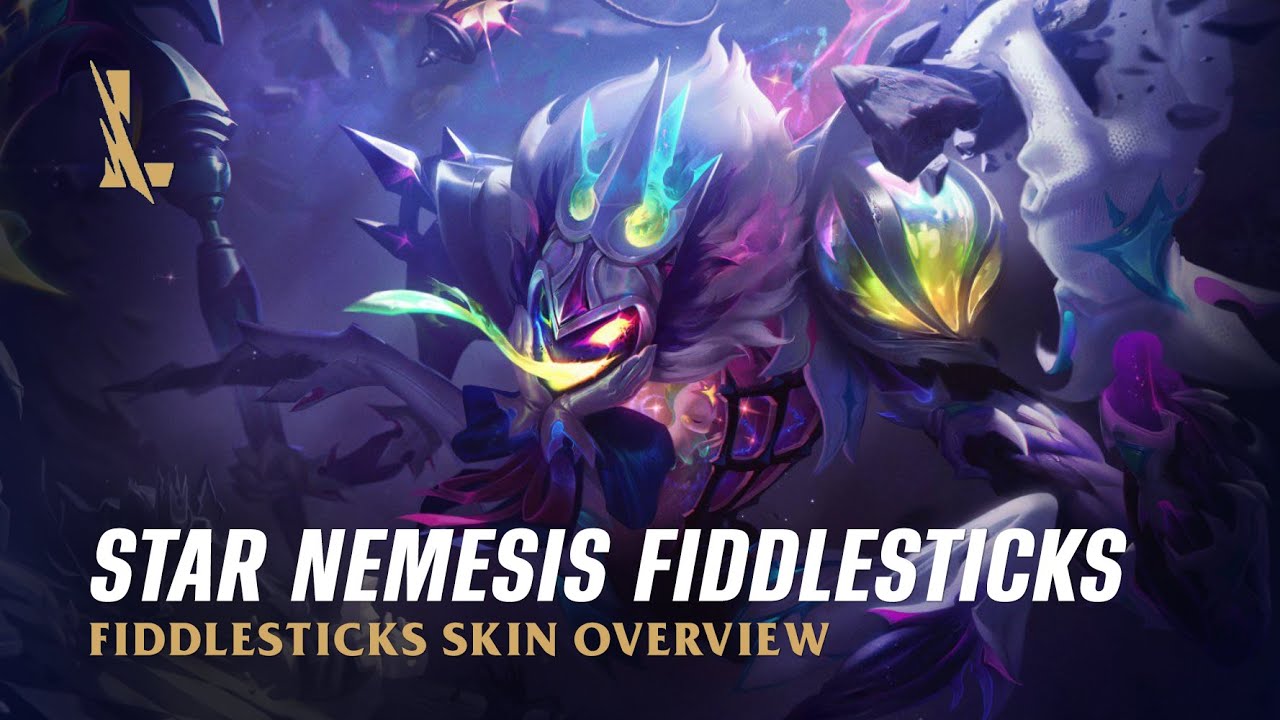 Wild Rift - Star Nemesis Fiddlesticks Skin Overview - YouTube