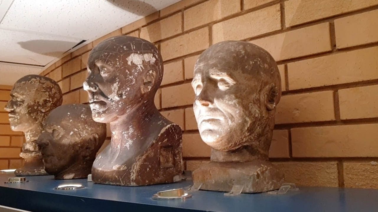 100 Year Old Criminal Masks Found In Basement - YouTube