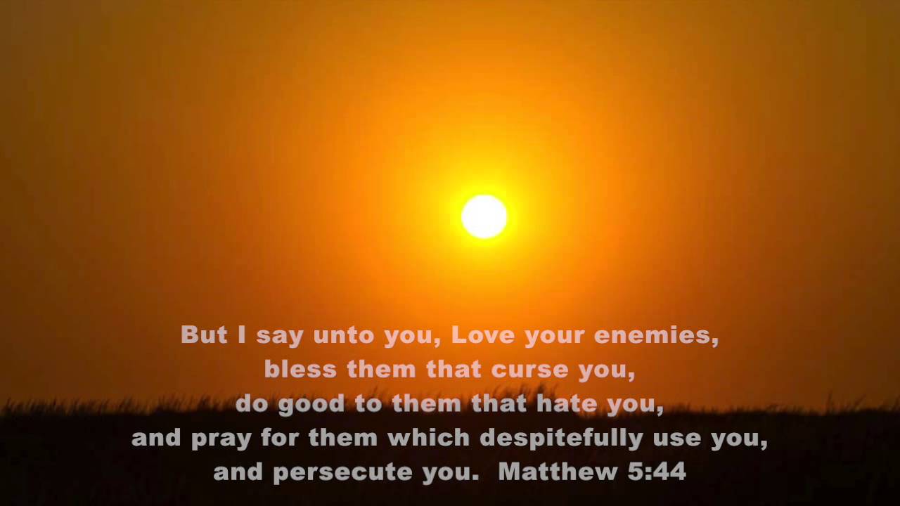 Matthew 5:44 KJV Children's Red Cycle 1 - YouTube