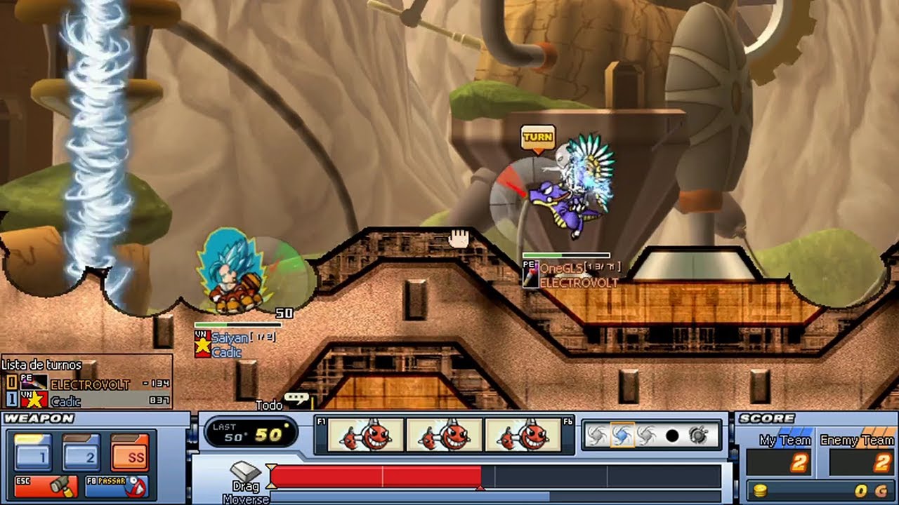 Gunbound Classic : NAK vs DRAGON - YouTube