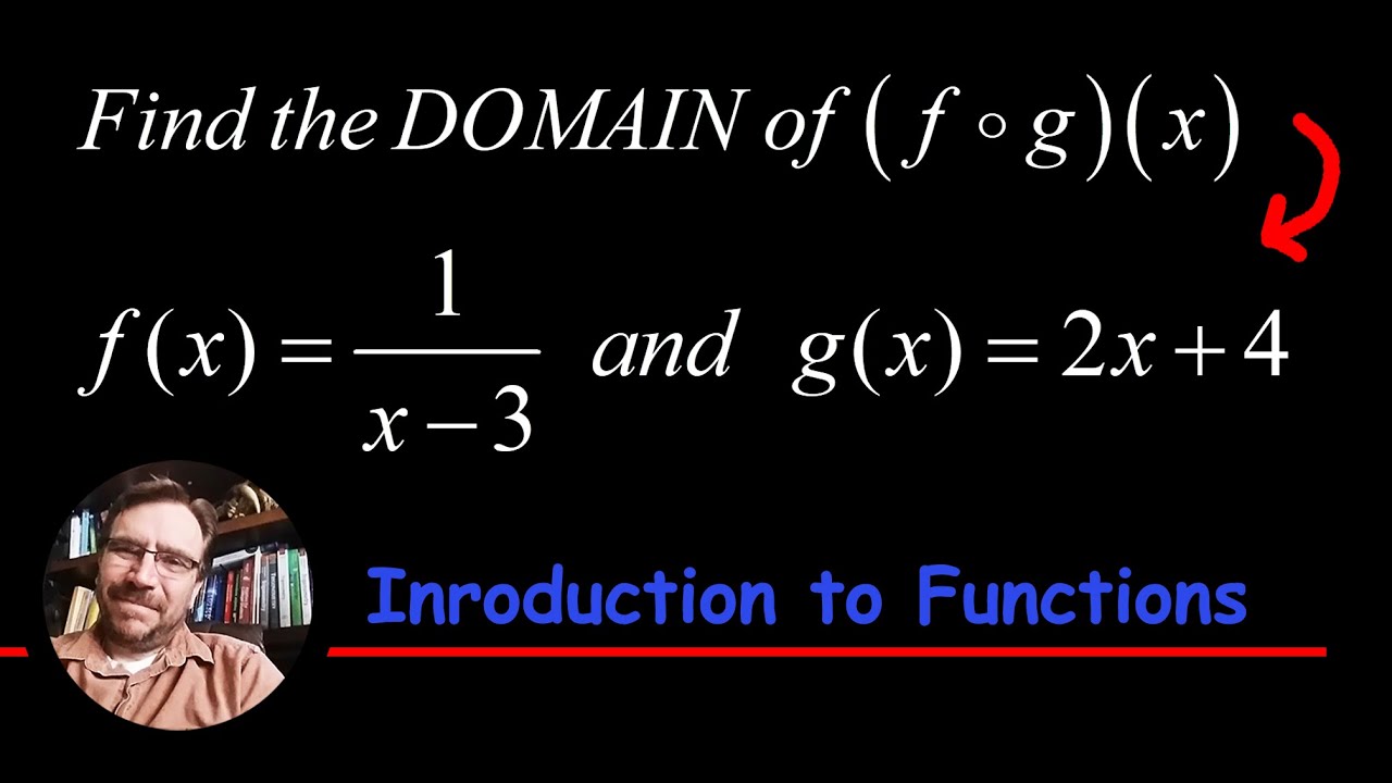 Domain Of A Composition Of Functions f O G x YouTube