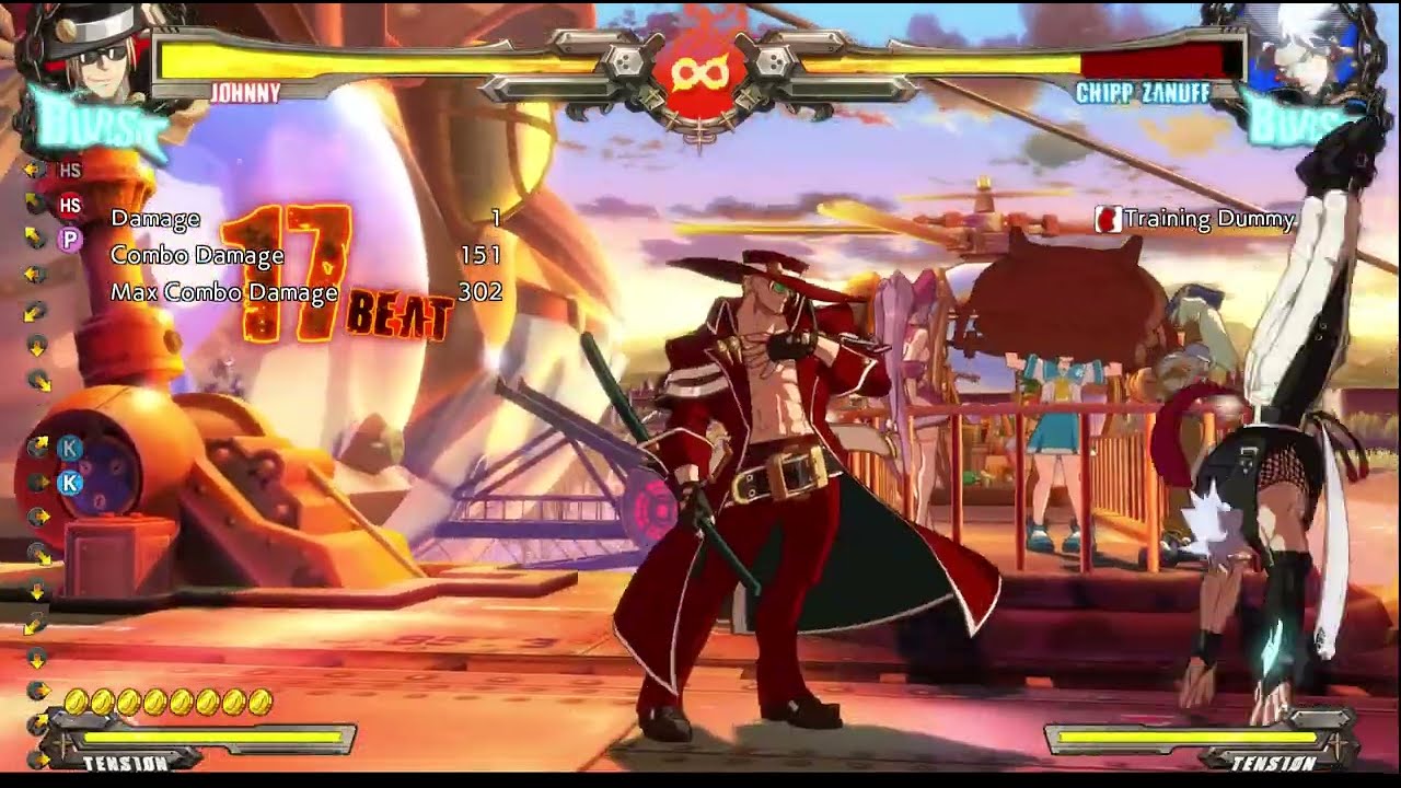 Just take Johnny's throw at Level 3 | [GG Xrd Rev 2] | - [Johnny] Level ...