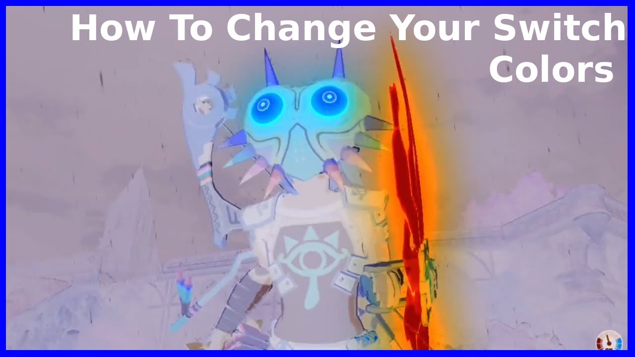 How to Change your Switch Screen Colors - Nintendo Switch Tips - YouTube