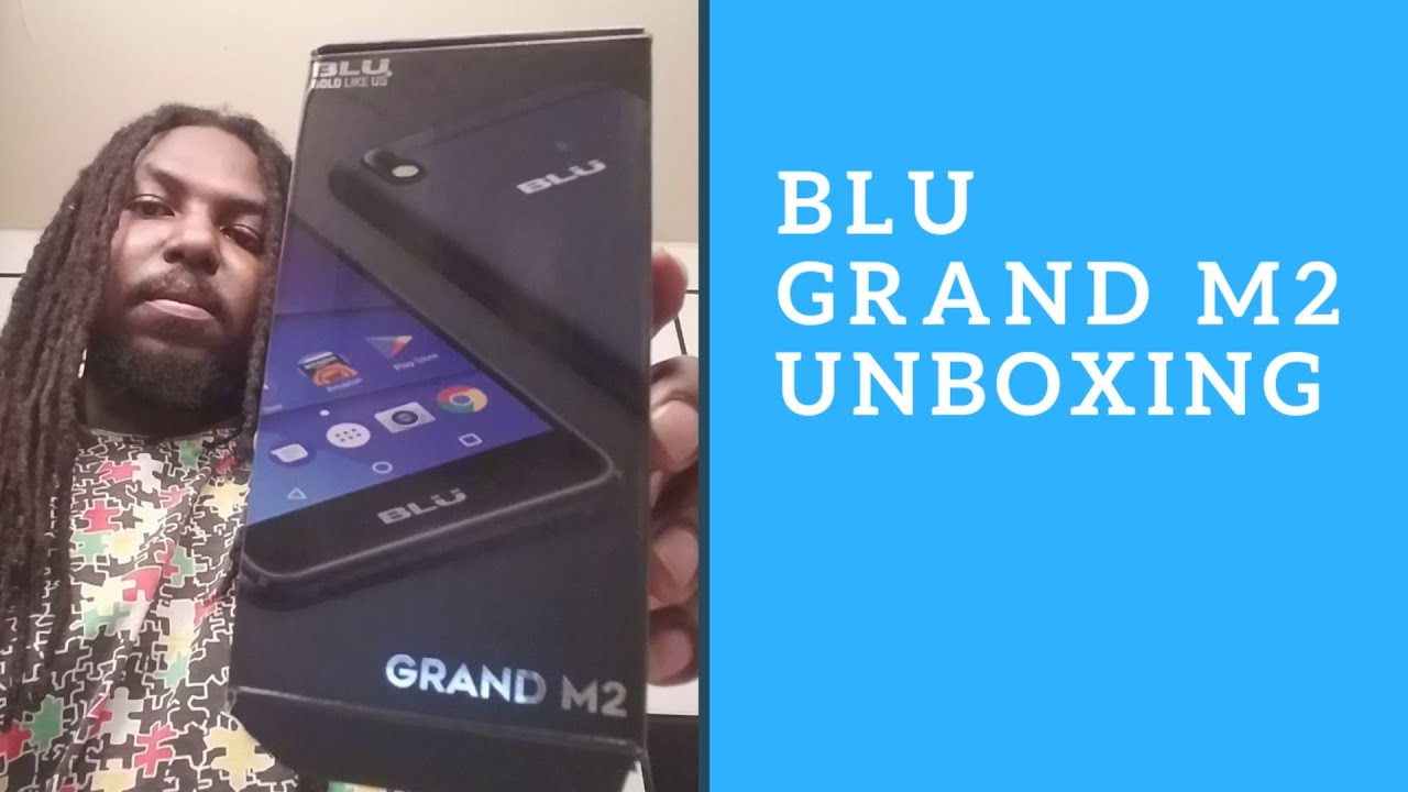 UNBOXIN blu grand m2 phone - YouTube