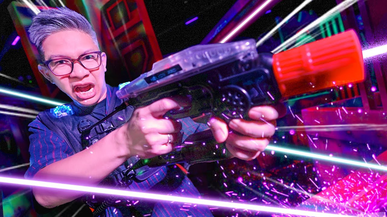 NYOBA MAIN LASER TAG TIMEZONE PERTAMA KALI!! - YouTube