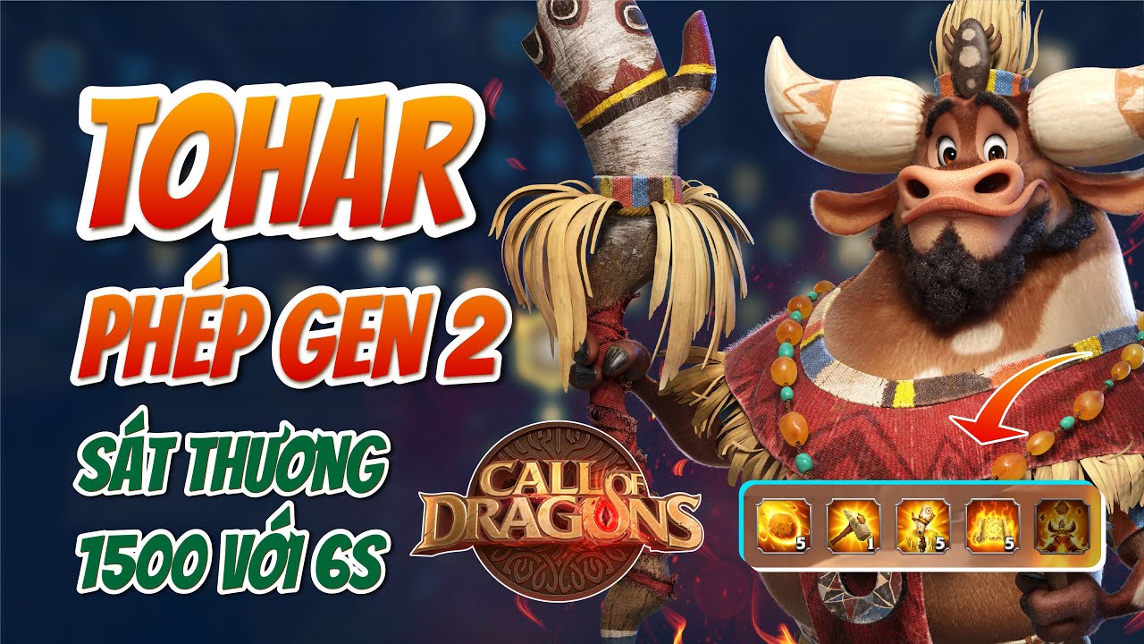 TOHAR - NHẤP NHẢ CỰC NGON | Call of Dragon | Phân tích kỹ năng và cách ...