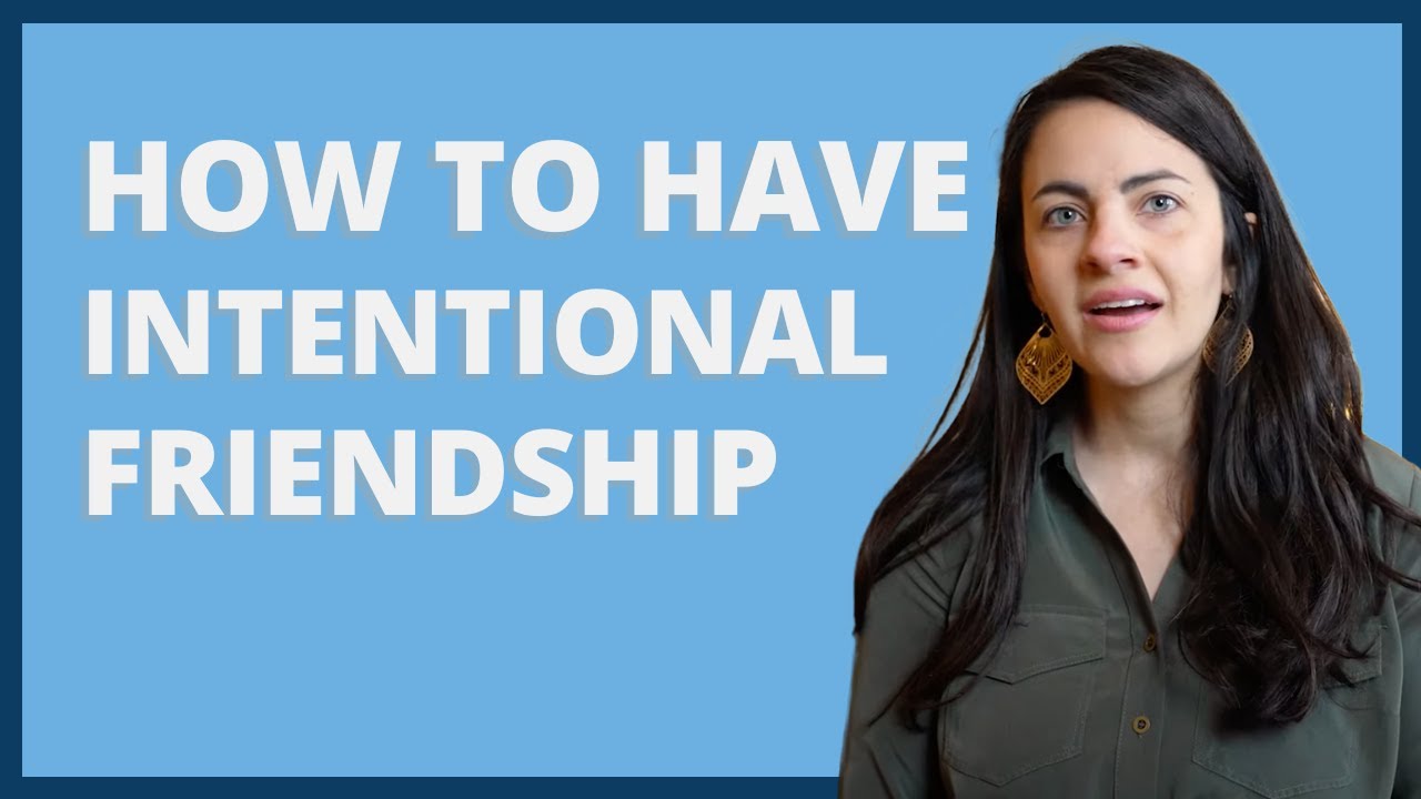 Incarnational Evangelism: The Art of Intentionality In Friendship - YouTube