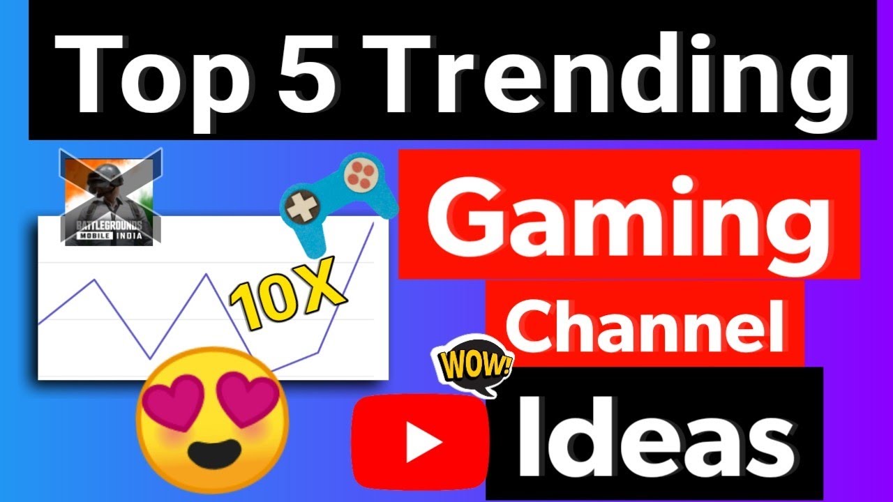 Top 5 Trending Gaming Channel Ideas - YouTube