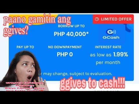 PAANO KUNG WALANG GPO?PWEDE BA I CONVERT ANG GGIVES TO CASH. #gcash # ...