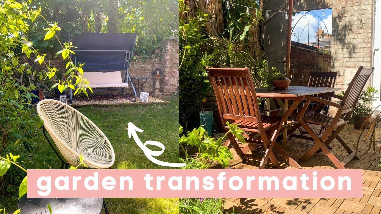 Garden Transformation for Summer | Gardening, Tidying and DIYing - YouTube