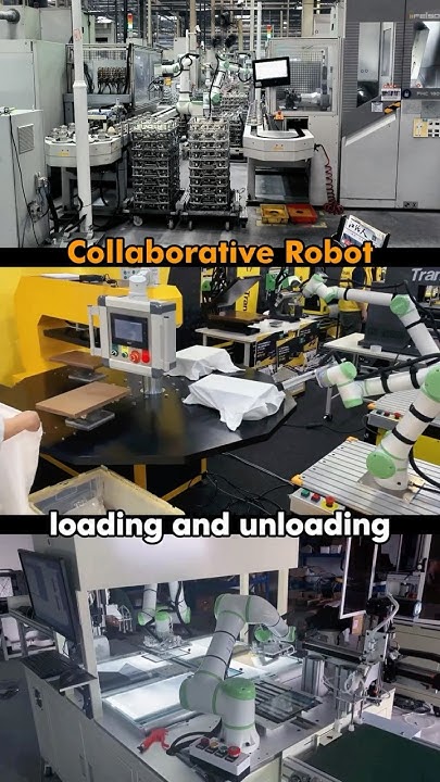 EVSROBOT - Collaborative Robot Loading & Unloading Application#collaborativerobots #smartfactory ...