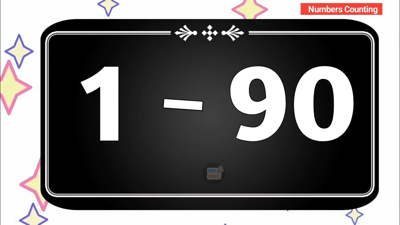1 to 90 || 123 Counting for kids || learn numbers counting || kids ...