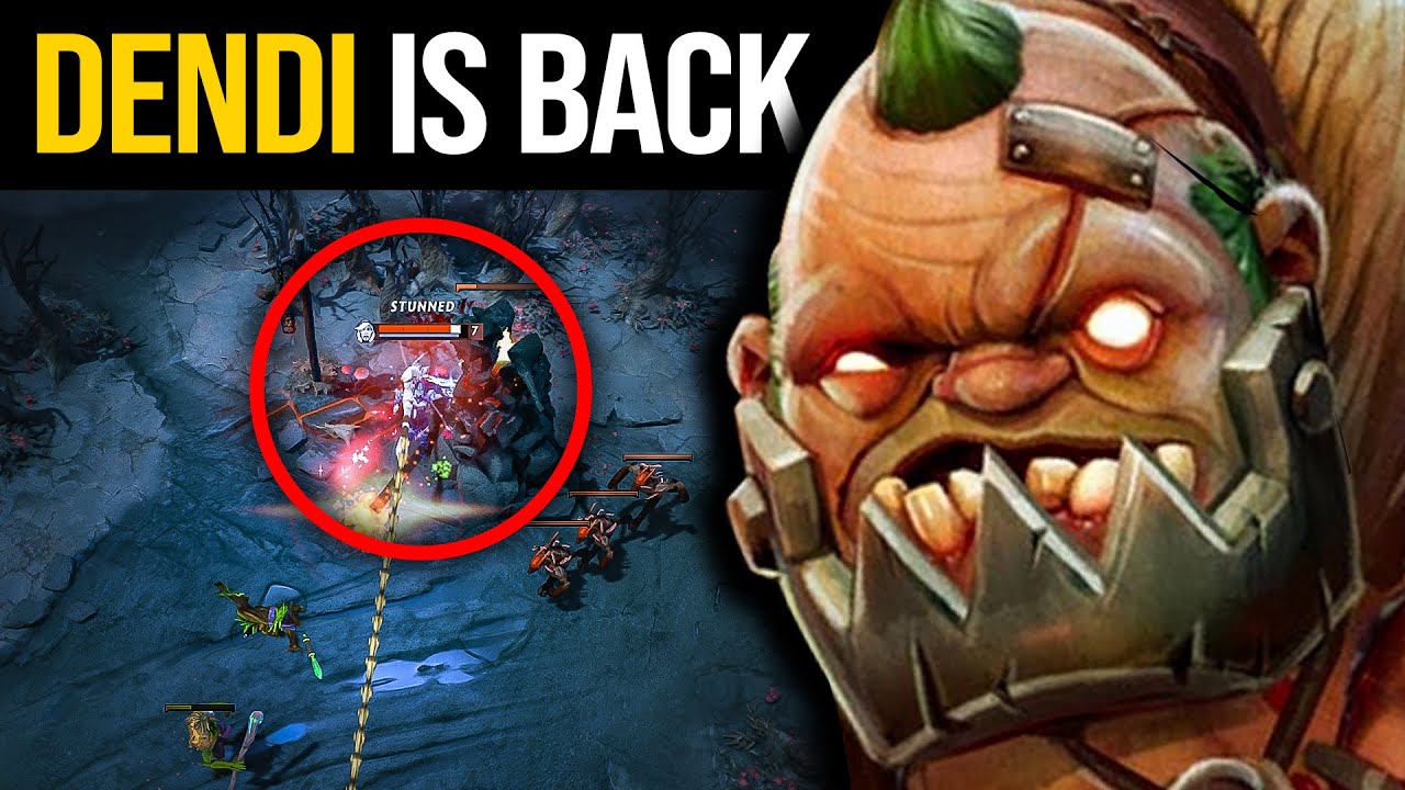 Dendi Pudge Boss Back To Mid!!!! Pudge Official - YouTube