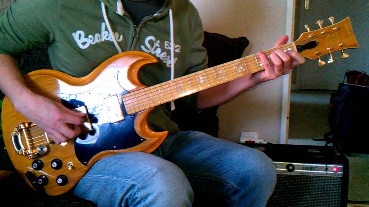 AMPEG SUPER STUD GE 500 guitare vintage 70 - YouTube