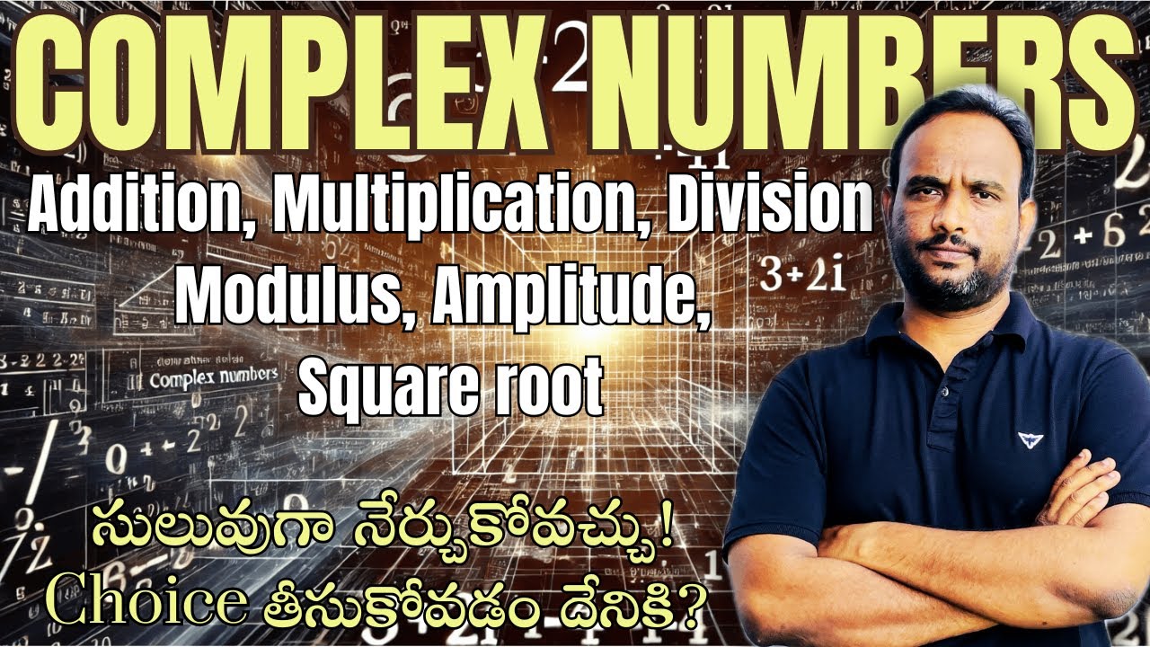 Complex Numbers Most Important Questions |Mathematics 2A in Telugu @kasimsiracademytelugu - YouTube