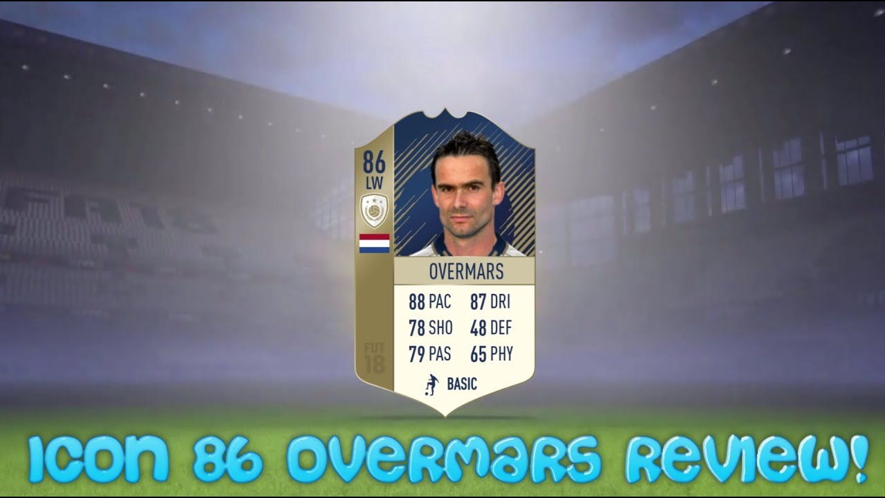 Fifa 18 - ICON Overmars Review (86) - YouTube